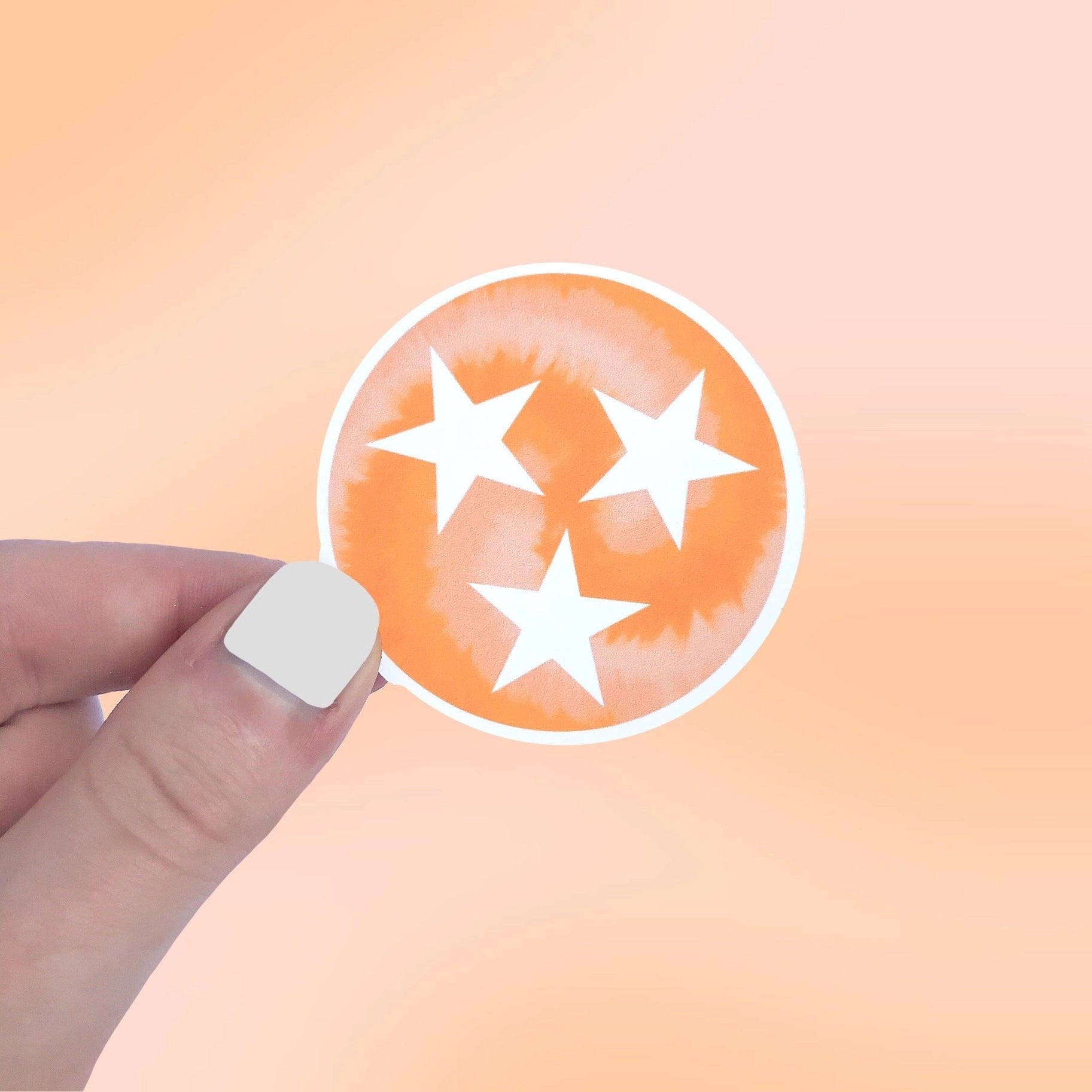 Tennessee Tri-Star Pink Sticker – jfybrand