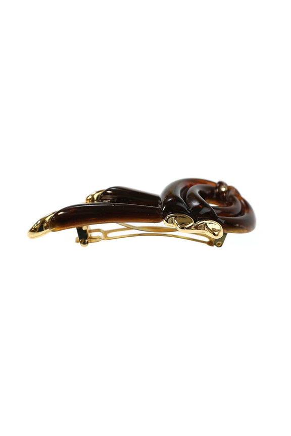 Vintage Italian Music Note Hair Barrette with Crystals – jfybrand