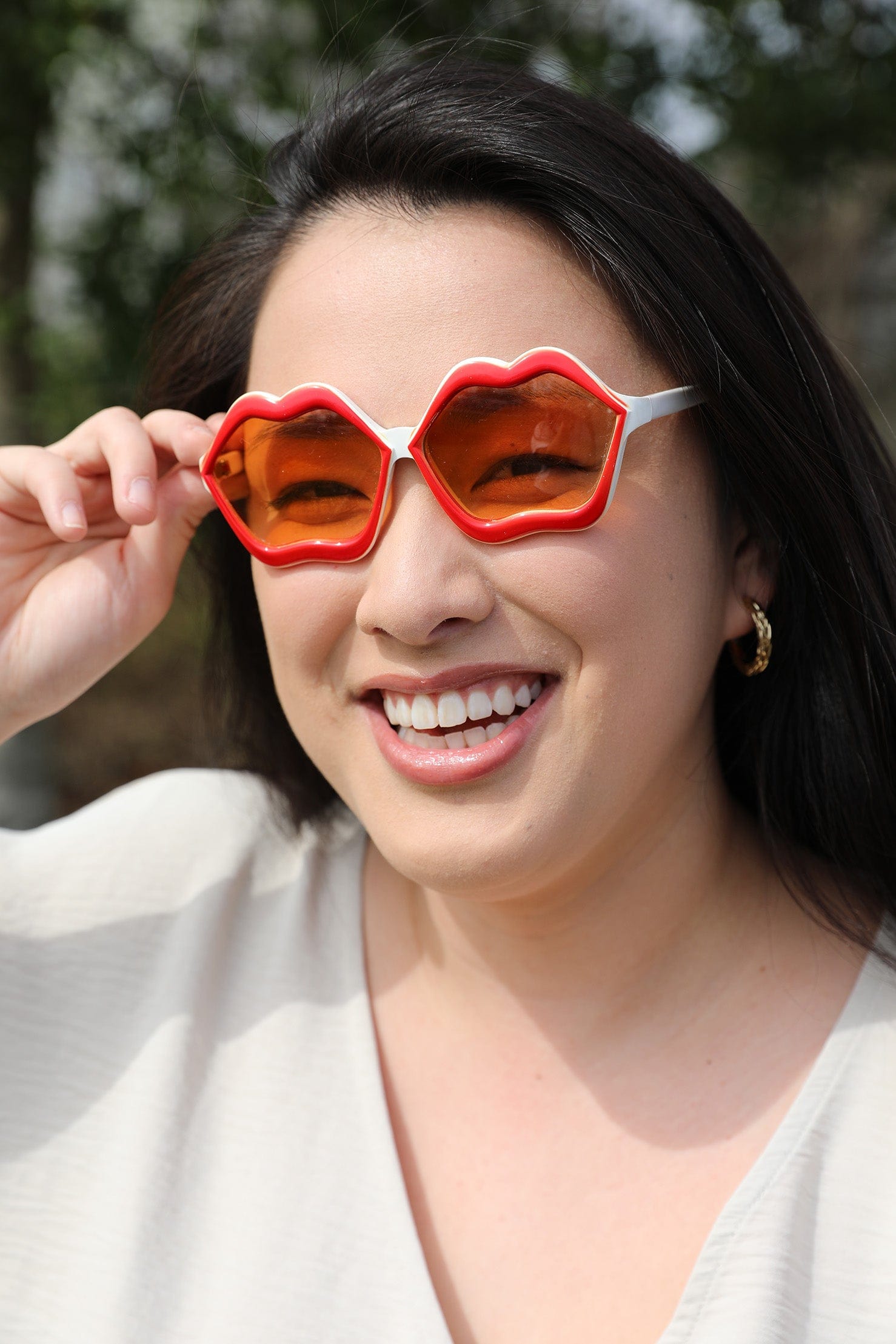 Vintage Lip Shaped Retro Sunglasses – jfybrand